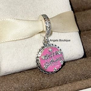Pandora | Jewelry | New Pandora Pink Birthday Cake Dangle Charm | Poshmark